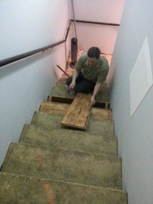 How to Makeover OSB Stairs – The Created Home